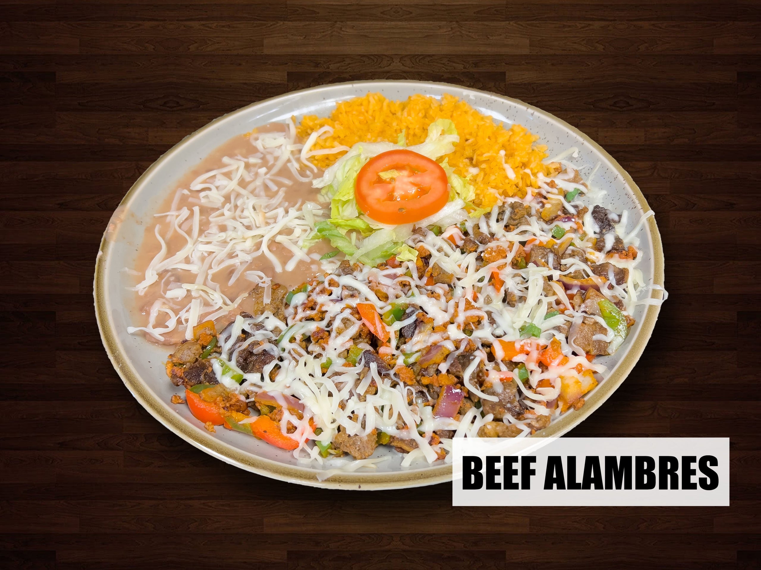 Alambres de chorizo and beef | La parrilla on hart . beaverton. mexican ...